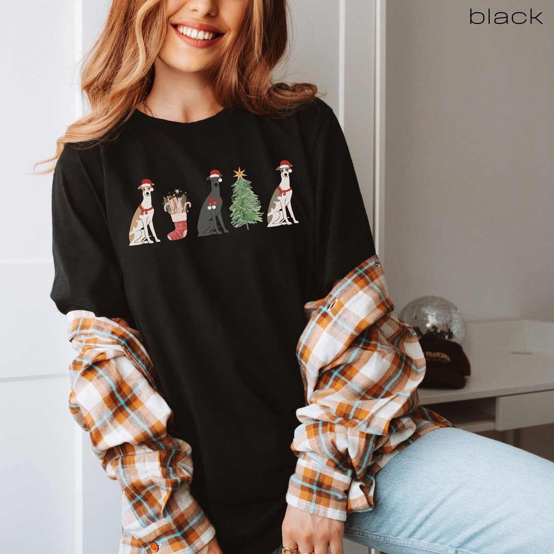 Greyhound Christmas Shirt, Greyhound Shirt, Greyhound Gift, Greyhound ...