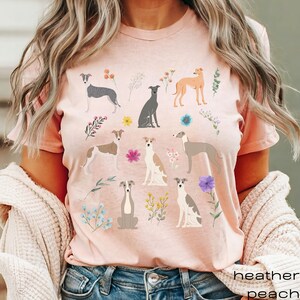 Greyhound Wildflower Shirt, Greyhound Shirt, Greyhound Gift, Greyhound ...
