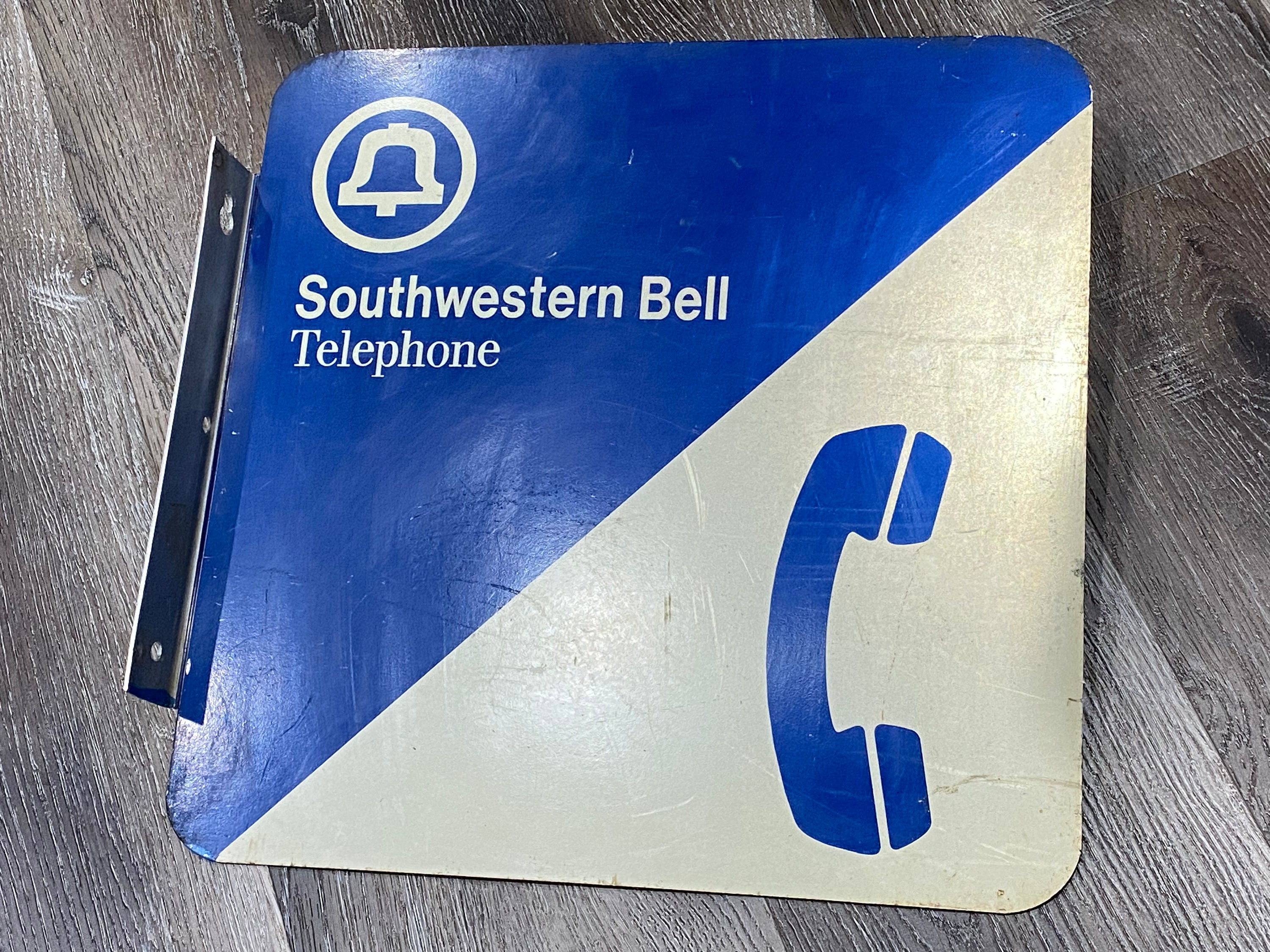 Southwestern Bell Telephone Flange Sign Double Sided - Etsy