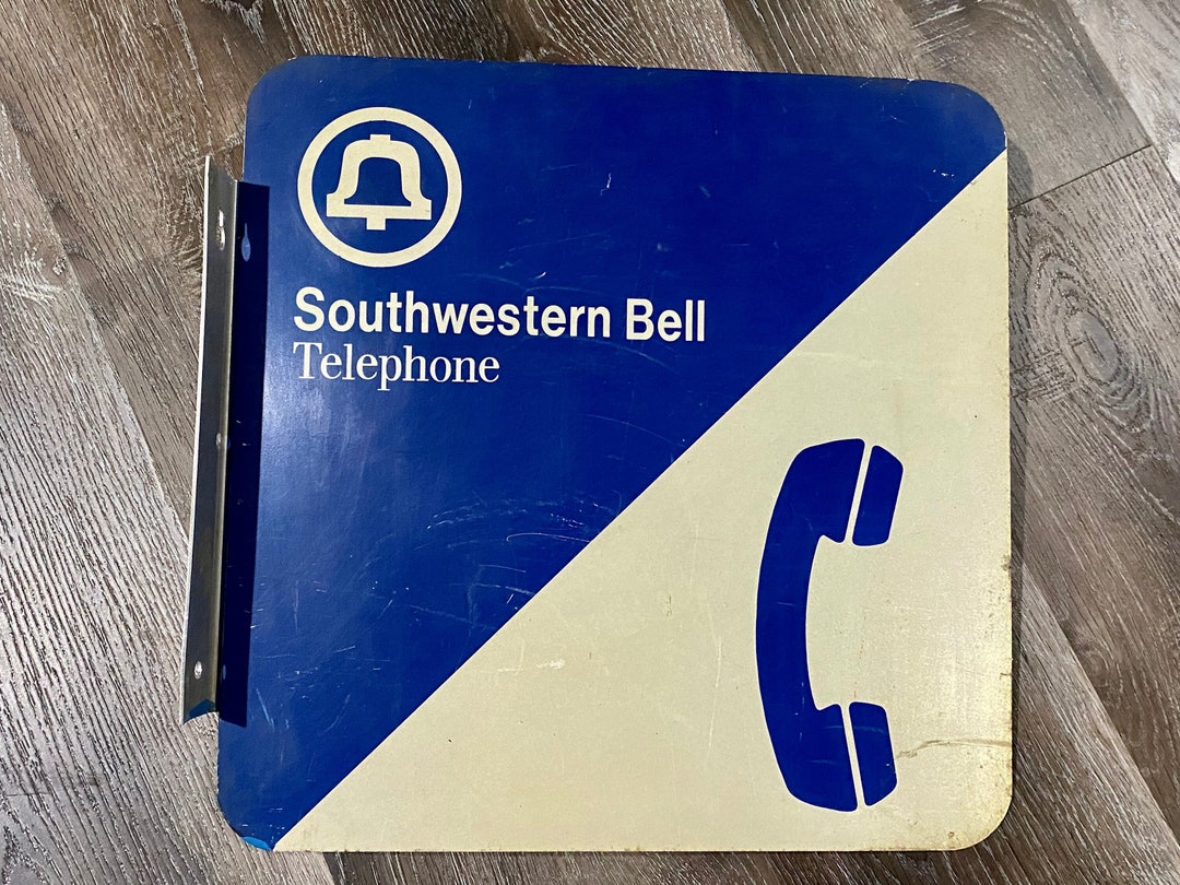 Southwestern Bell Telephone Flange Sign Double Sided - Etsy