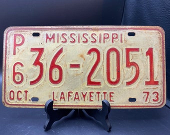 Custom Mississippi License Plate / Replica Mississippi License Plate ...