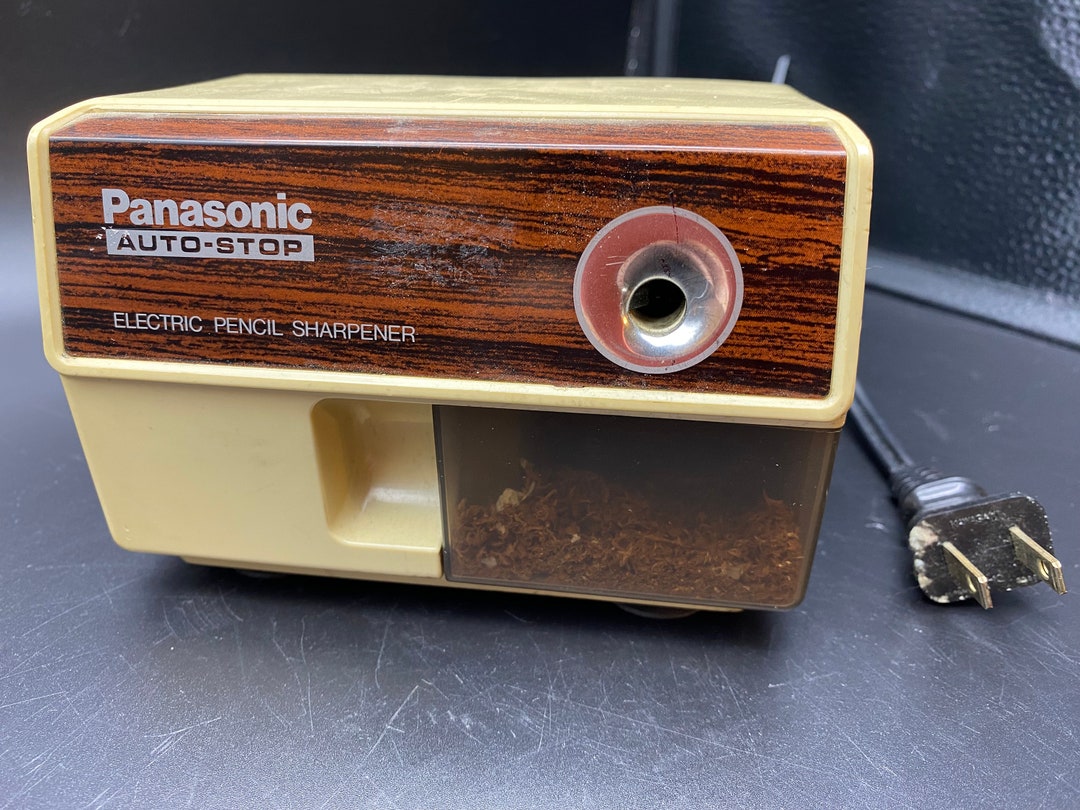 Panasonic Auto-stop Electric Pencil Sharpener MCM - Etsy
