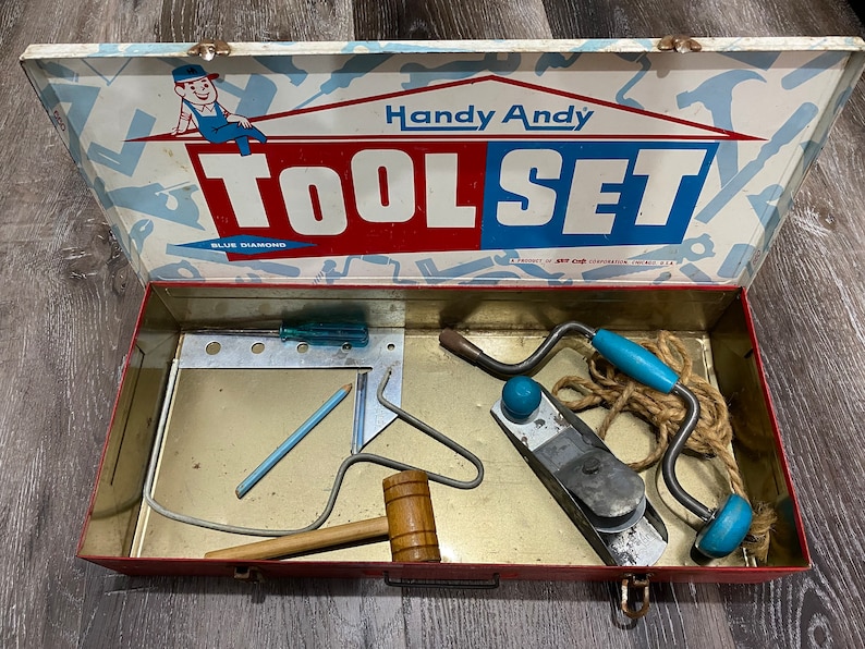 Handy Andy Tool Kit Toolbox - Etsy