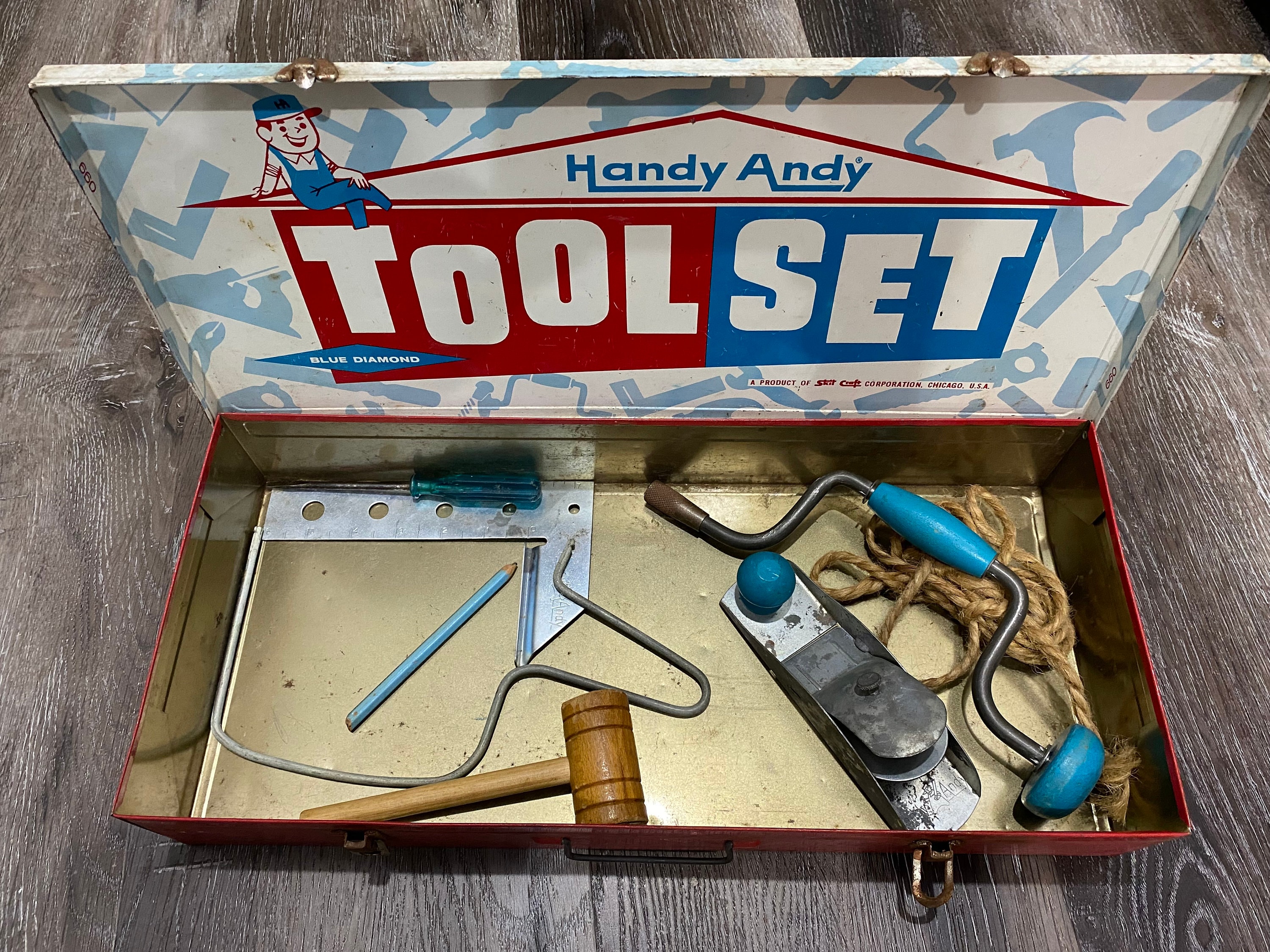 Handy Andy Tool Kit Toolbox - Etsy