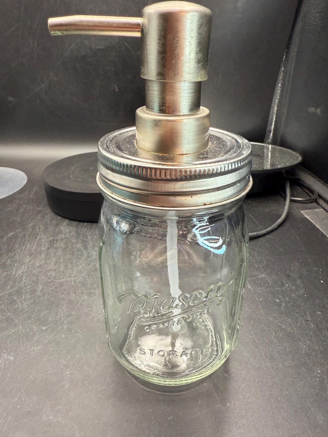Mason Jar With Pump Top - Etsy