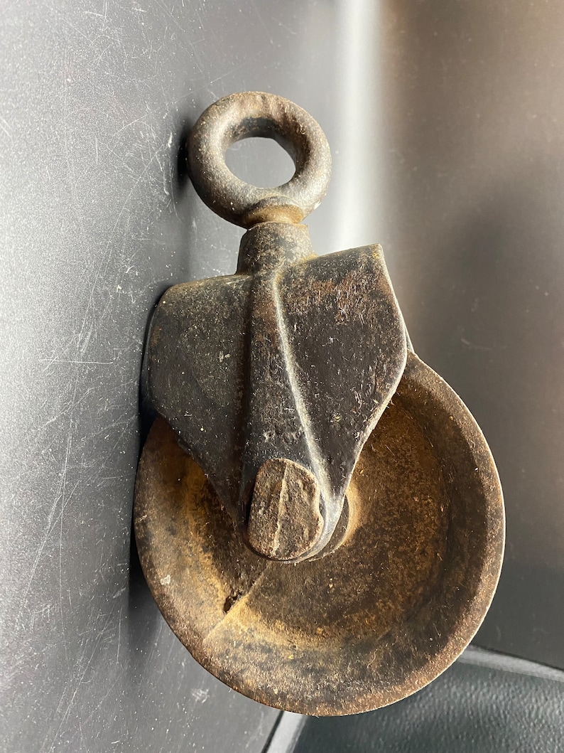 Pulley Vintage Cast Iron - Etsy