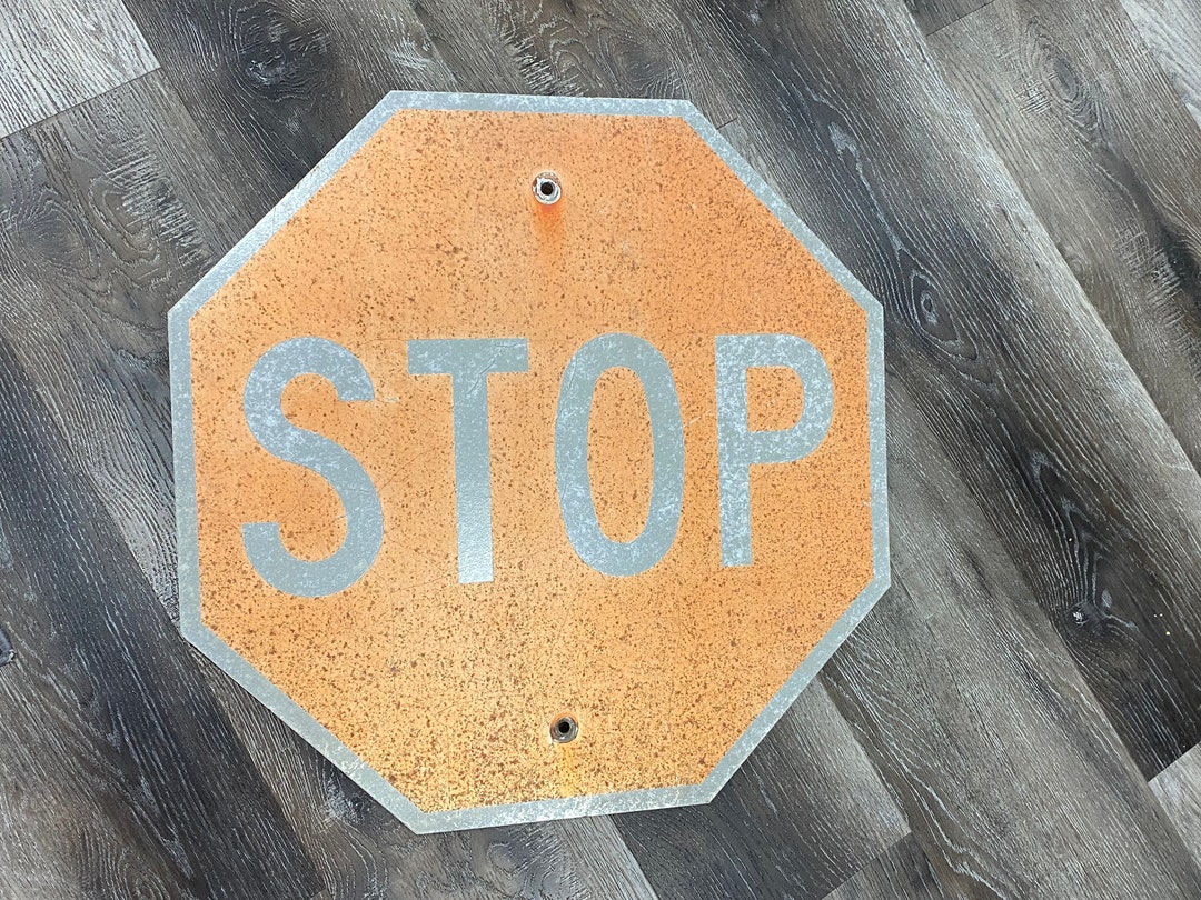 Stop Sign Vintage - Etsy