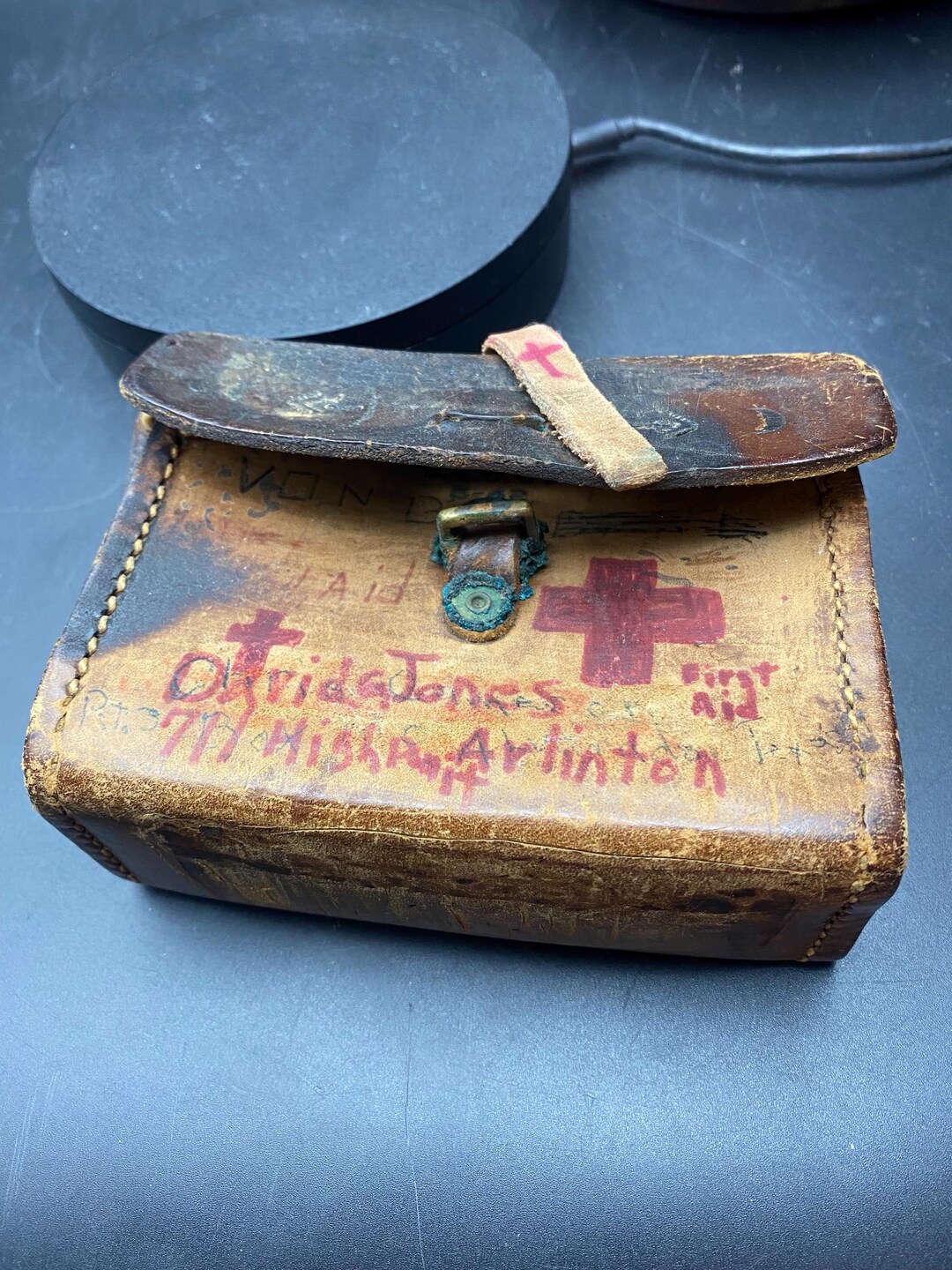 Vintage Leather First Aid Pouch - Etsy