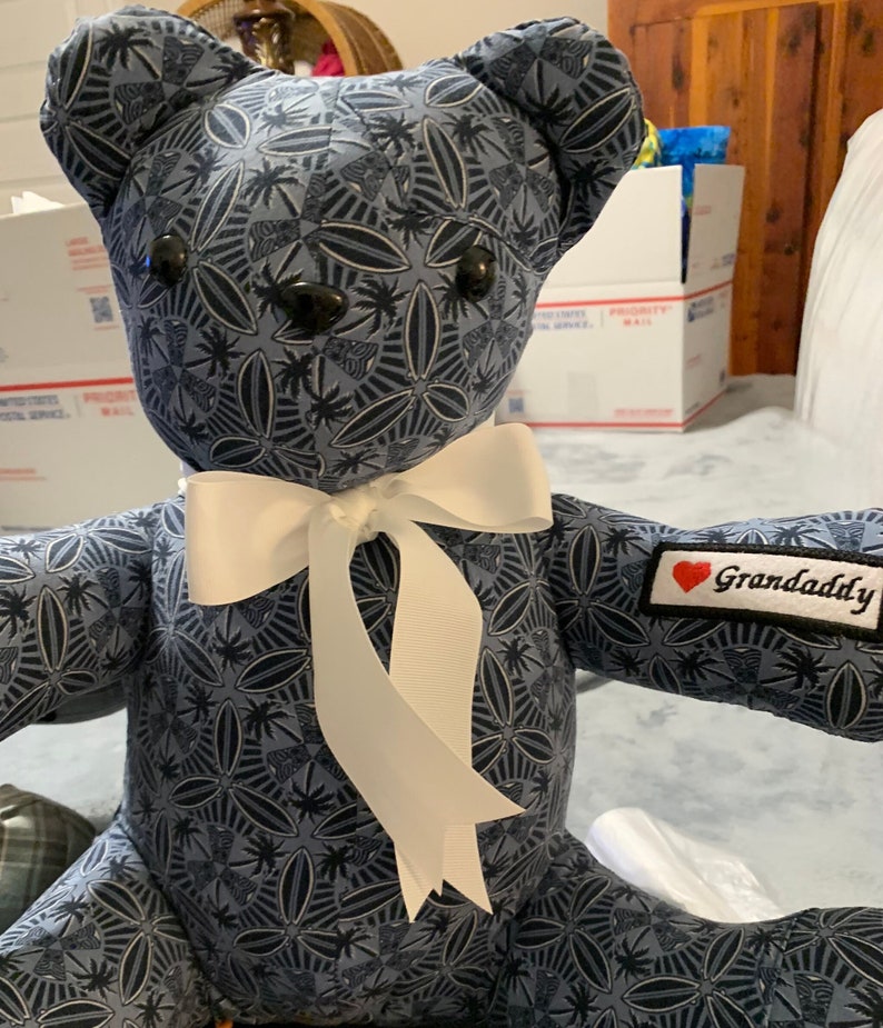 Memory Bear, Bear Made From Clothing - Etsy