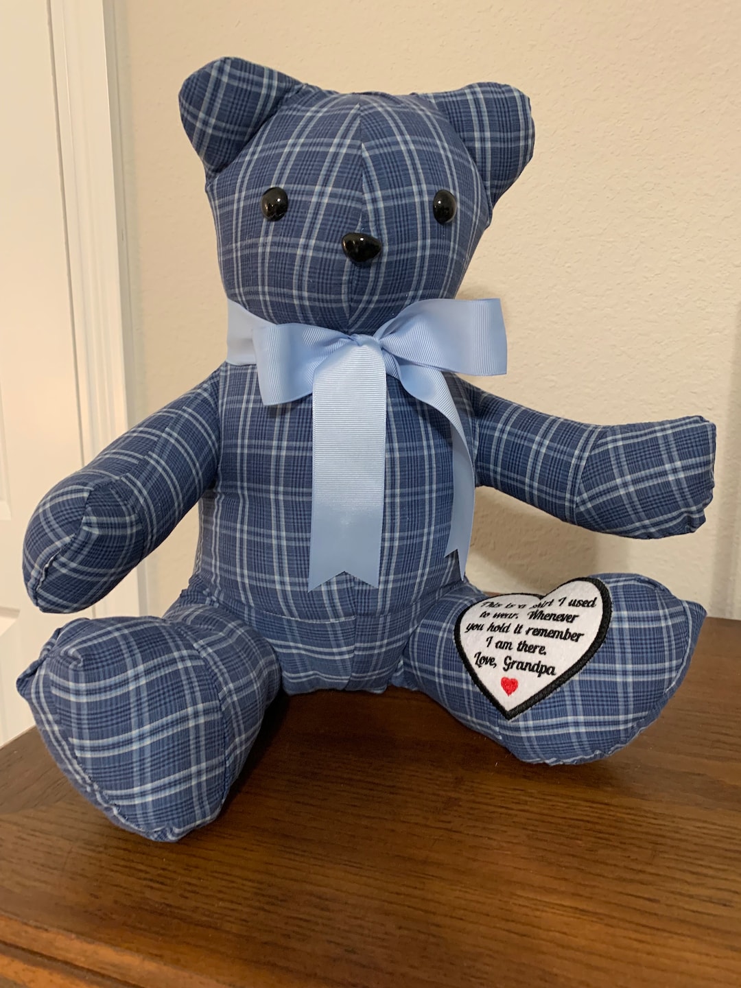 Memory Bear, Bear Made From Clothing - Etsy