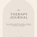 Printable Self-care Therapy Journal: Mindfulness Prompts and ...