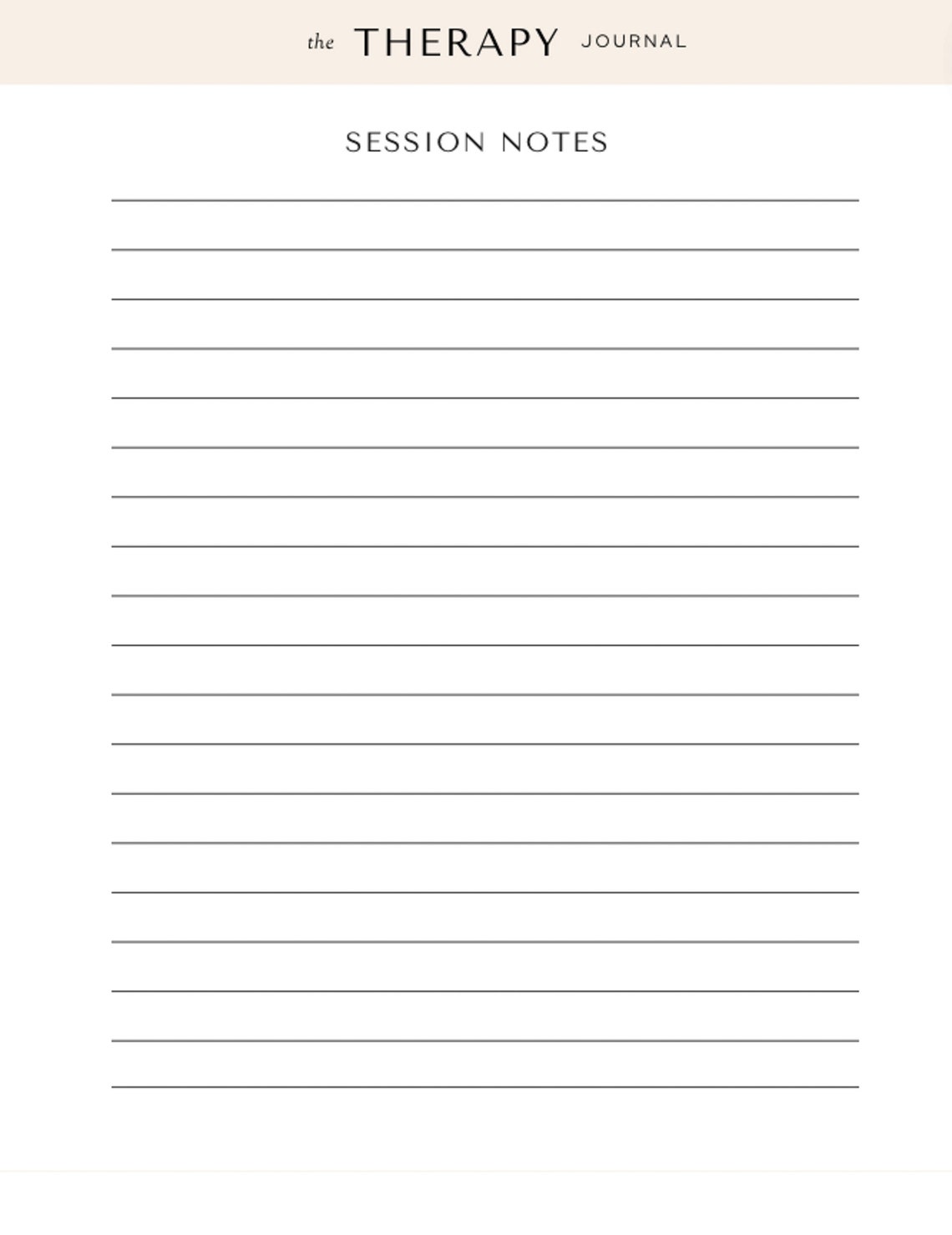 Printable Self-care Therapy Journal: Mindfulness Prompts and ...