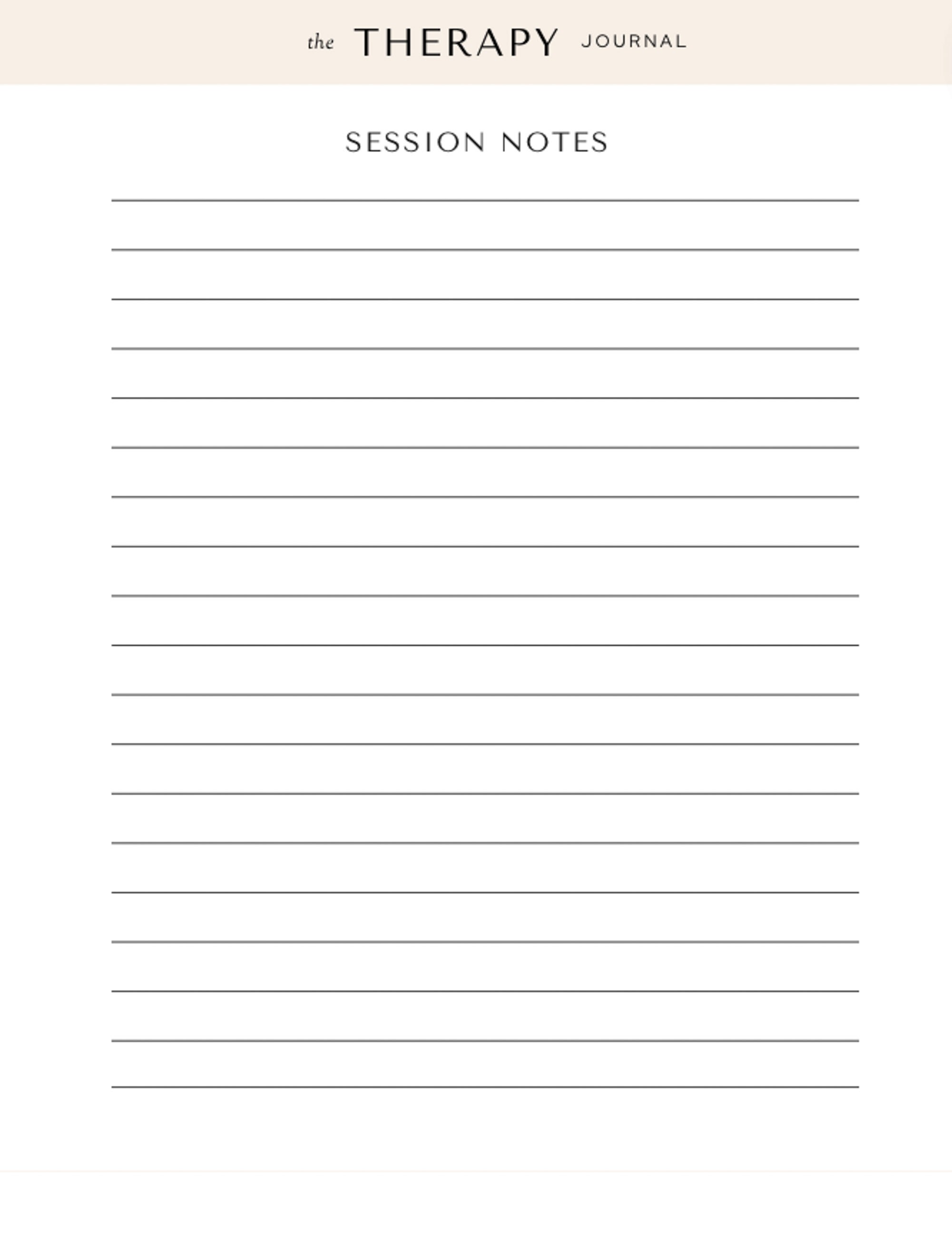 Printable Self-care Therapy Journal: Mindfulness Prompts and ...