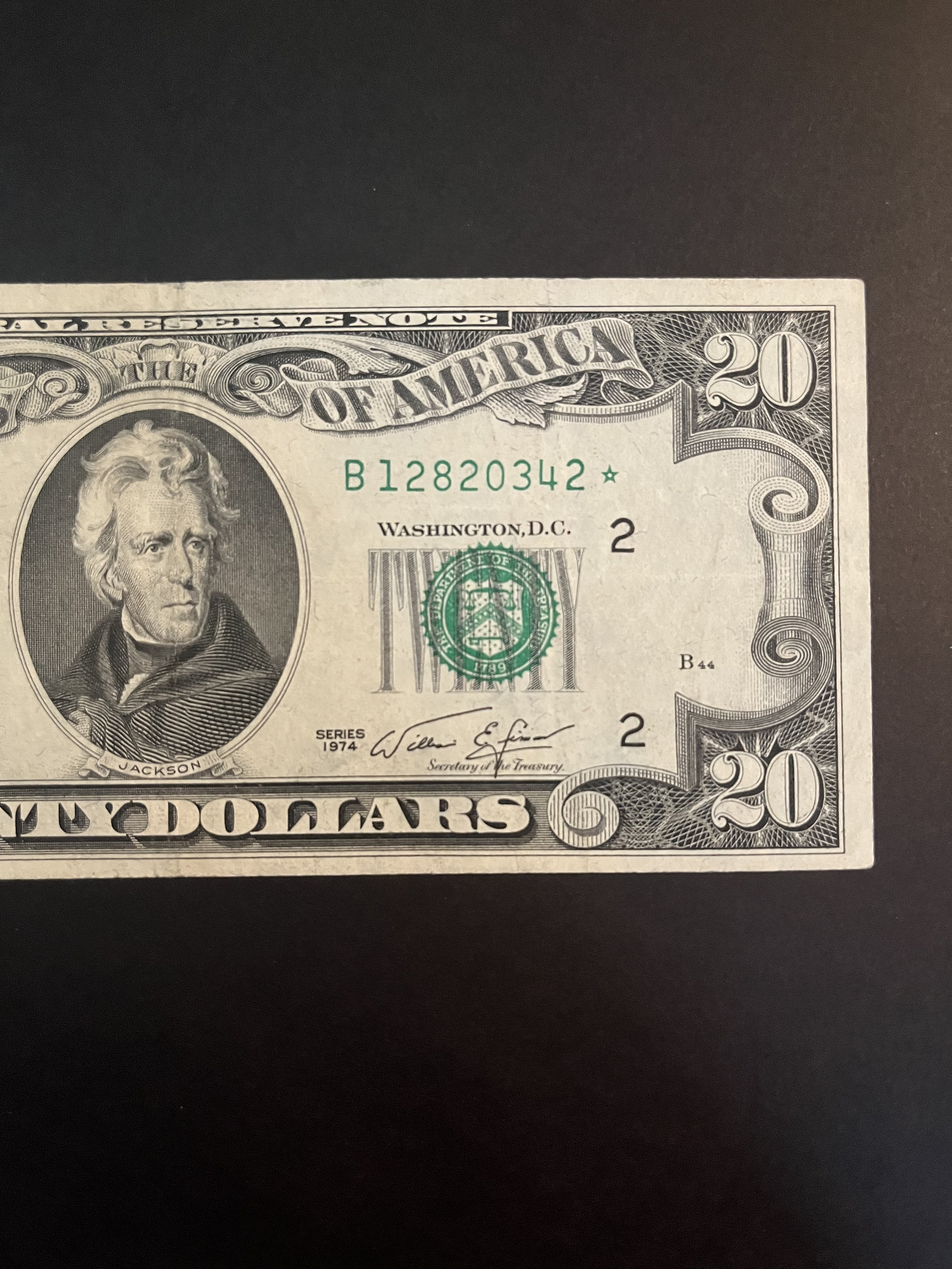 1974 20 Dollar Star Note Old US Paper Money - Etsy