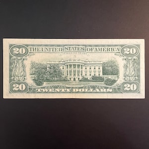 1974 20 Dollar Star Note Old US Paper Money - Etsy
