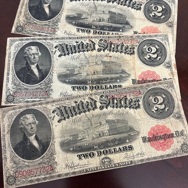 Uncut 2 Dollar Bill Sheet - Etsy