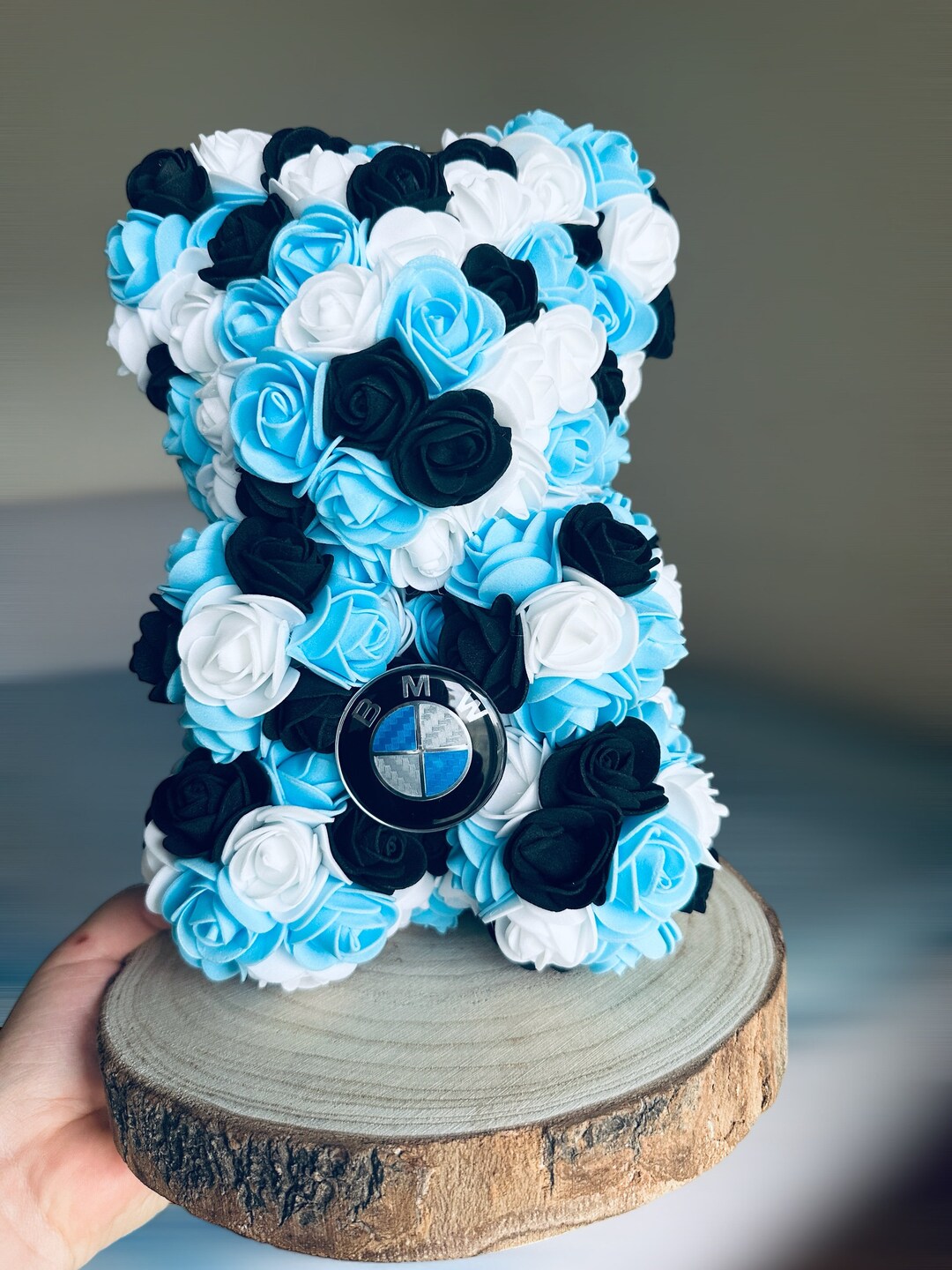 Rose Bear/ With Box/ Rose Bear BMW/ Bmw/ Teddy Rose/ Roses/ Gift ...