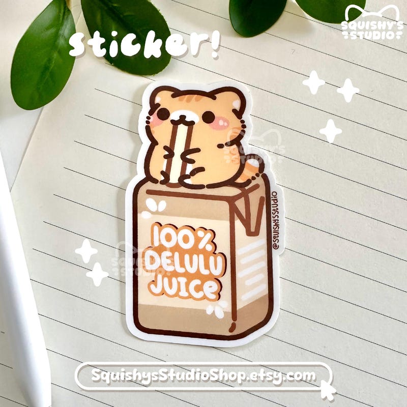 Juice Box Stickers - Etsy