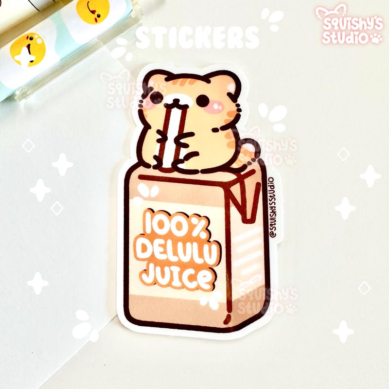 Juice Box Stickers - Etsy