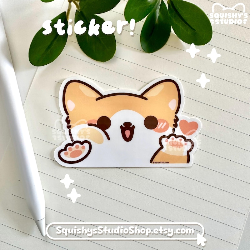 Funny Corgi Car Decals - Etsy