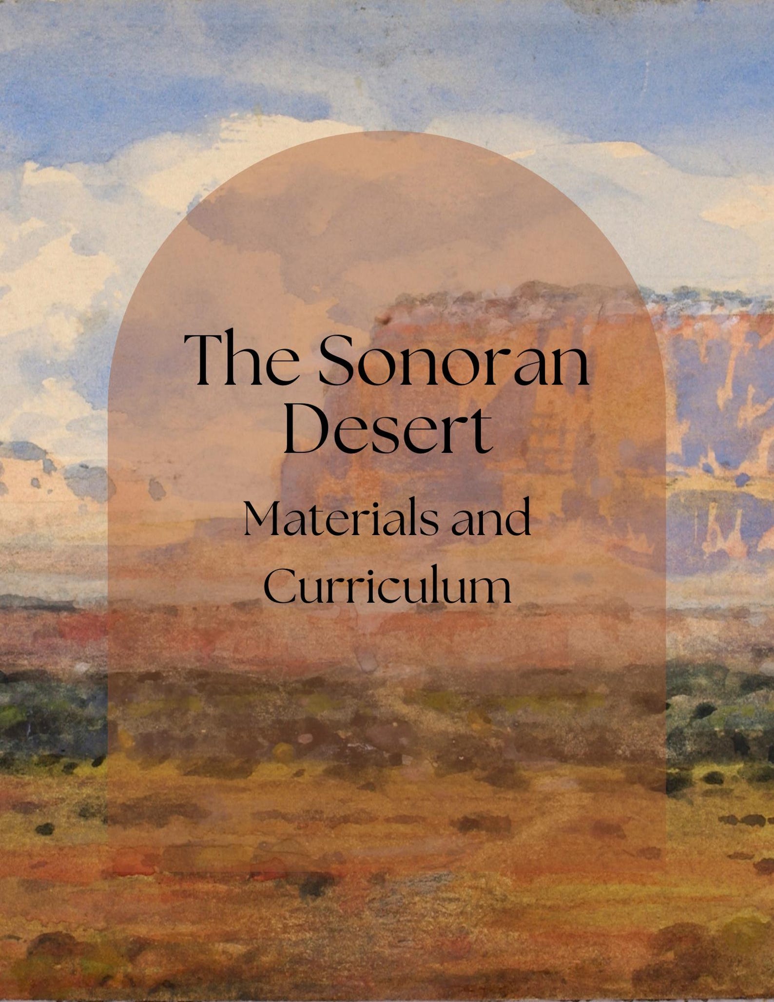 Sonoran Desert Unit Plan, Ecology Lesson Plan, Desert Curriculum ...