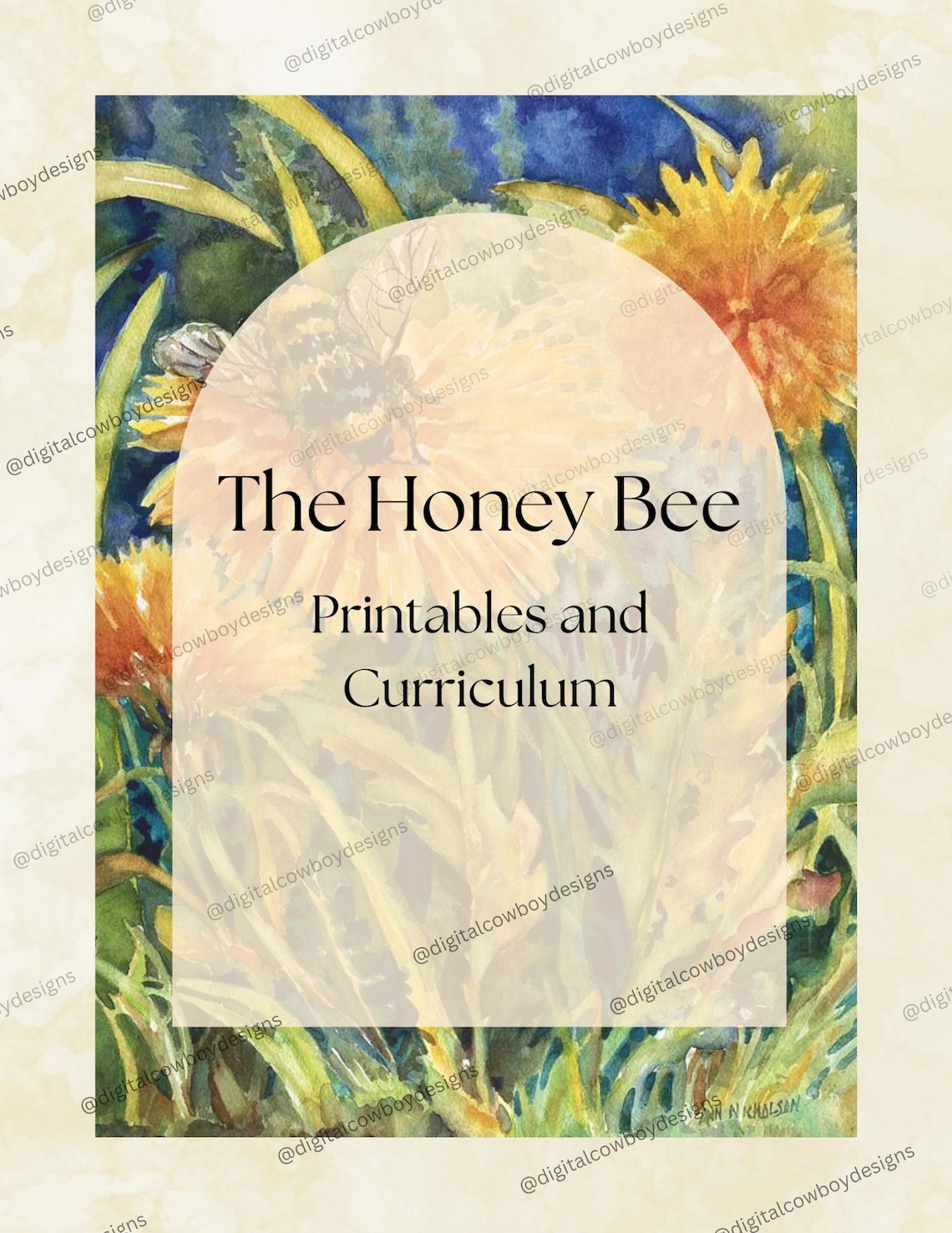 The Honey Bee Unit Plan, Bee Lesson Plan, Honey Curriculum, Homeschool ...