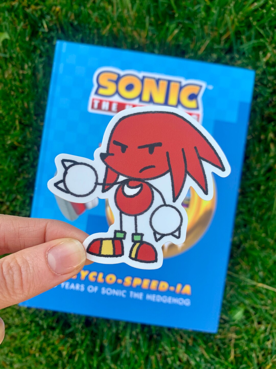 Knuckles the Echidna Sticker, Knuckles Sticker, Sonic Sticker, Sonic ...
