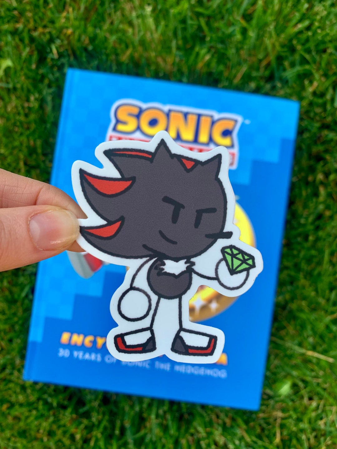 Shadow the Hedgehog Sticker: Sonic the Hedgehog Hand-drawn Vinyl Decal ...