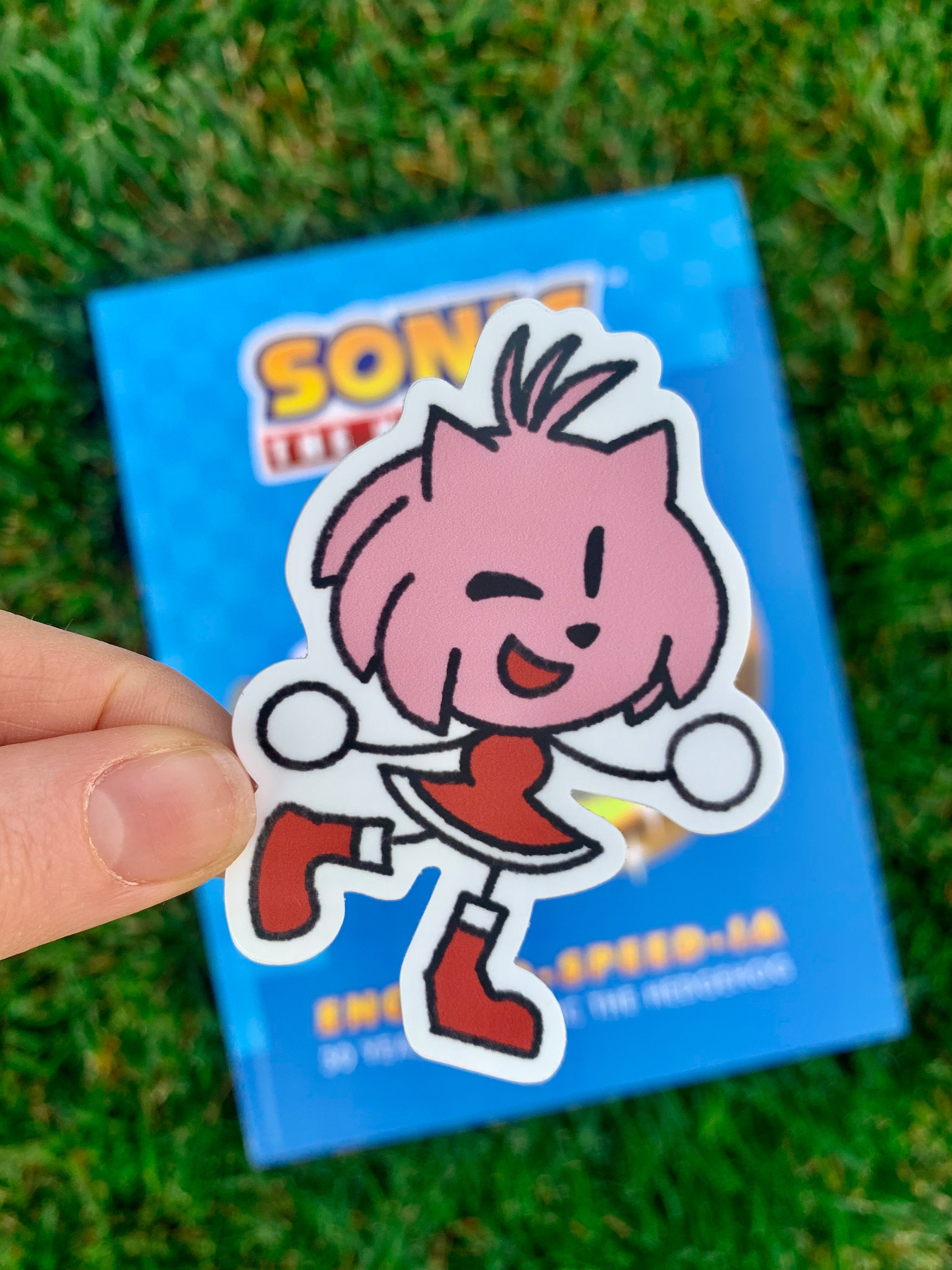 Amy Rose Sticker, Amy Sticker, Rosy the Rascal Sticker, Sonic Sticker ...