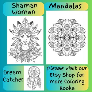 Digital Coloring Book, Color Your Thoughts, 50 Coloring Book Pages ...