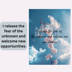 Set of 30 Cards With Affirmations, Digital Printable Cards, Mindfulness ...