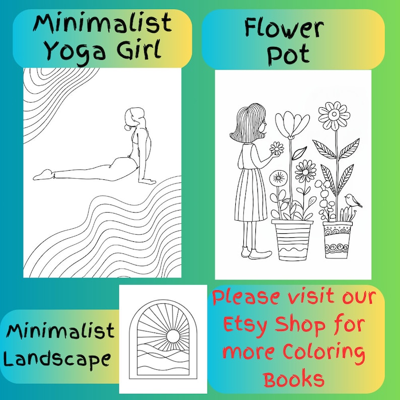 Coloring Book Pages Healing Journey, 44 Digital Coloring Pages, Adults ...