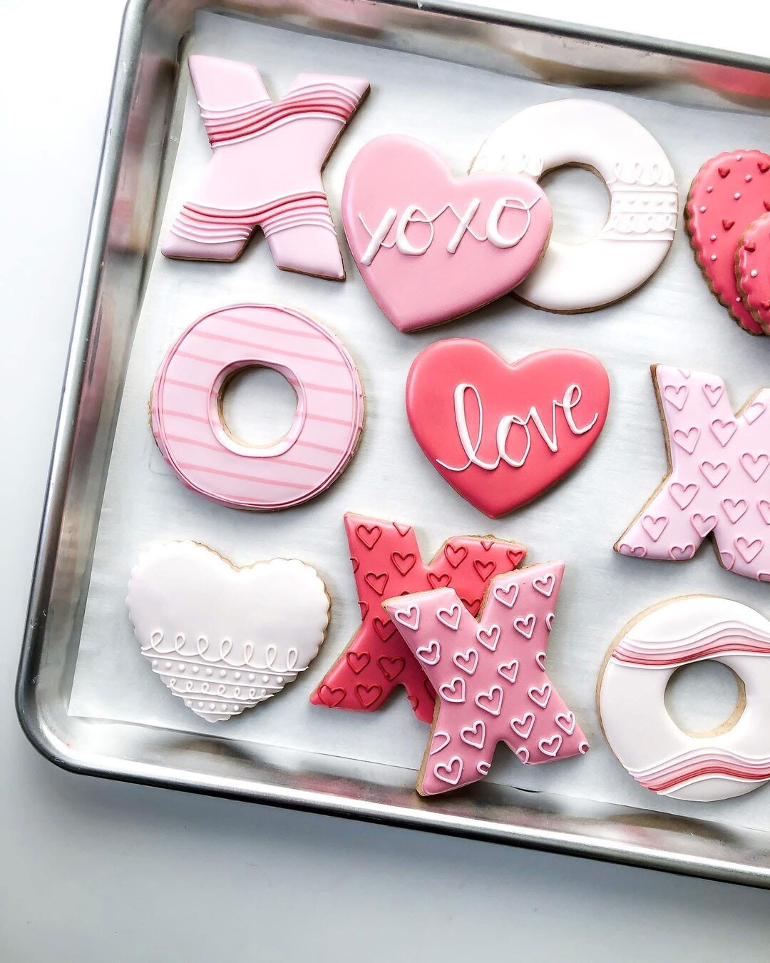 Hand-decorated Cookies, Sugar Cookies, Party Favors, Valentines Day ...