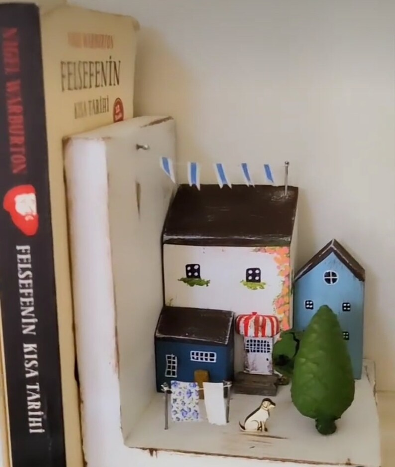 Woodend Unique Handmade Bookend for Book Lovers Reading Gift Book ...