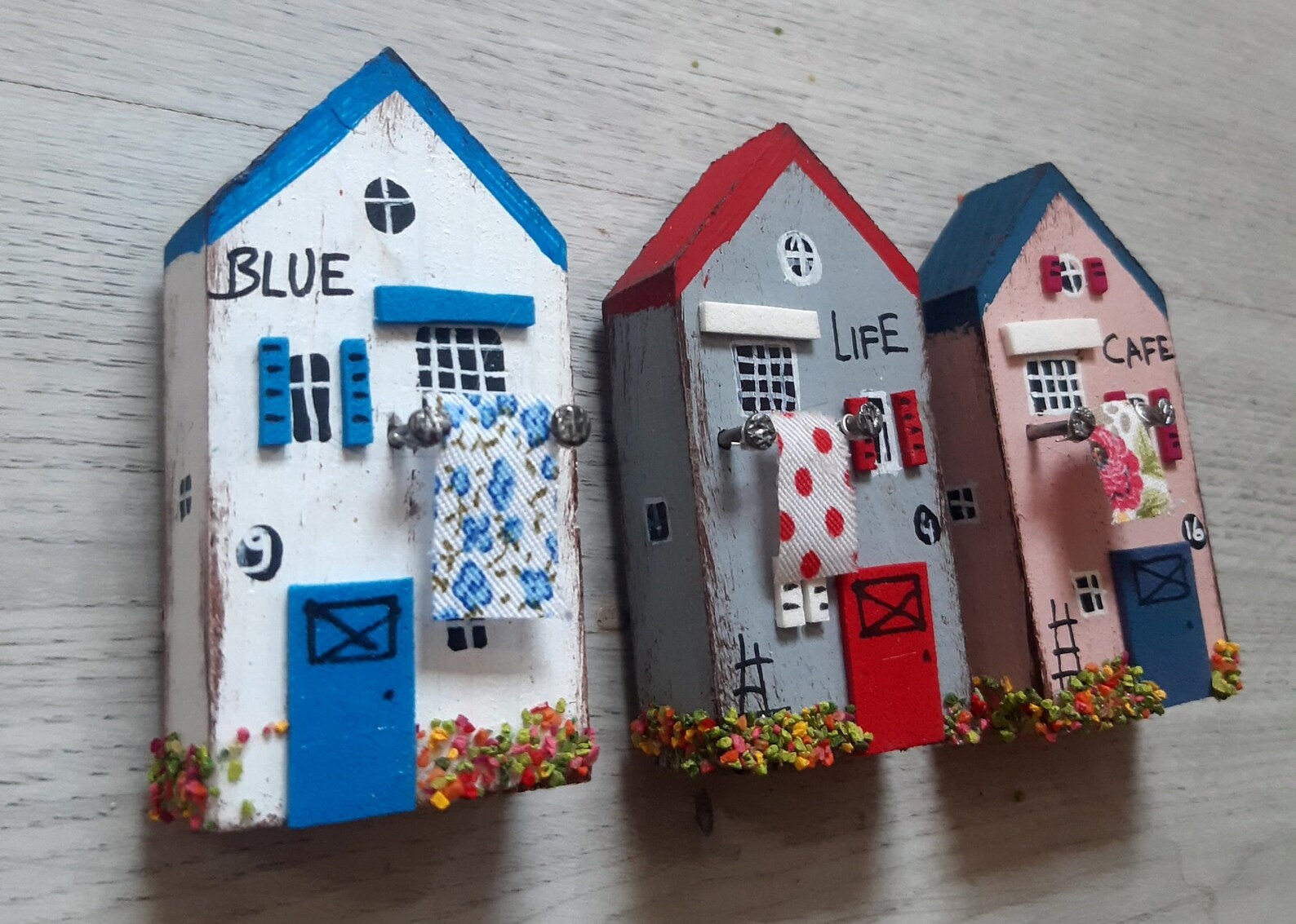 Three Set Creative Magnet, Nature Woodden House Magnets, Mini ...