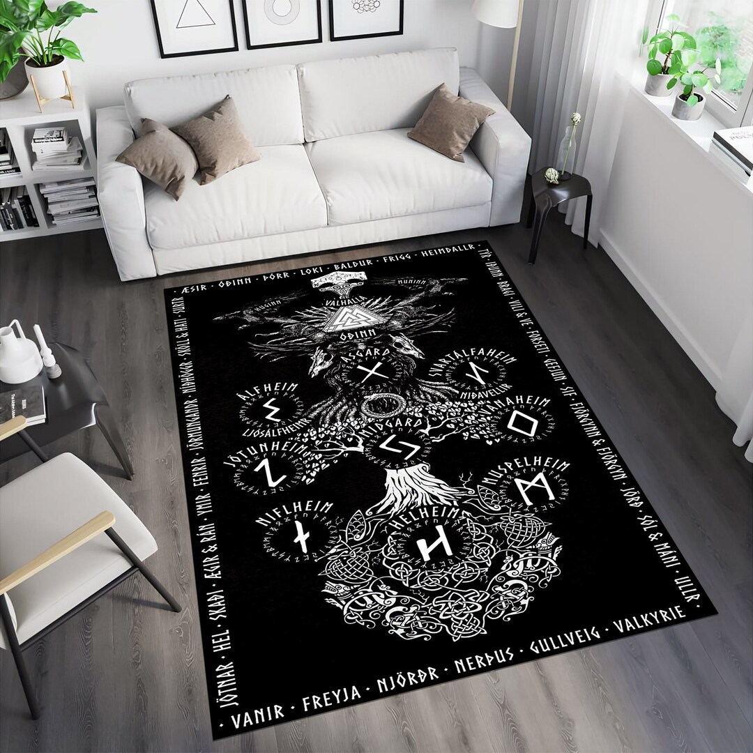 Devil Rug,satanic Rug,demon Rug,gothic Rug,horror Art Rug,horror Decor ...