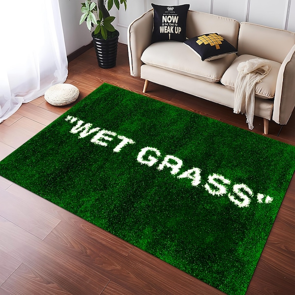 Wet Grass Rug - Etsy