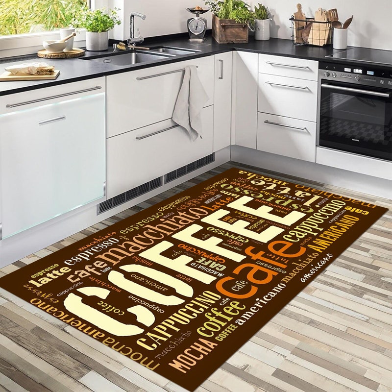 Coffee Kitchen Rug - Etsy