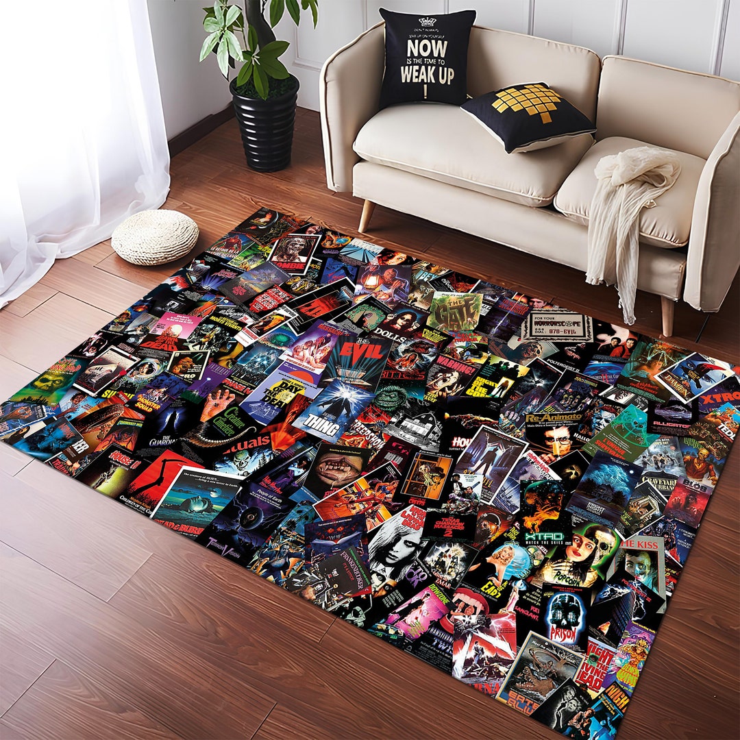 Horror Movie Rug,horror Rug,movie Rug,fear Rug,popular Rug,horror Decor ...
