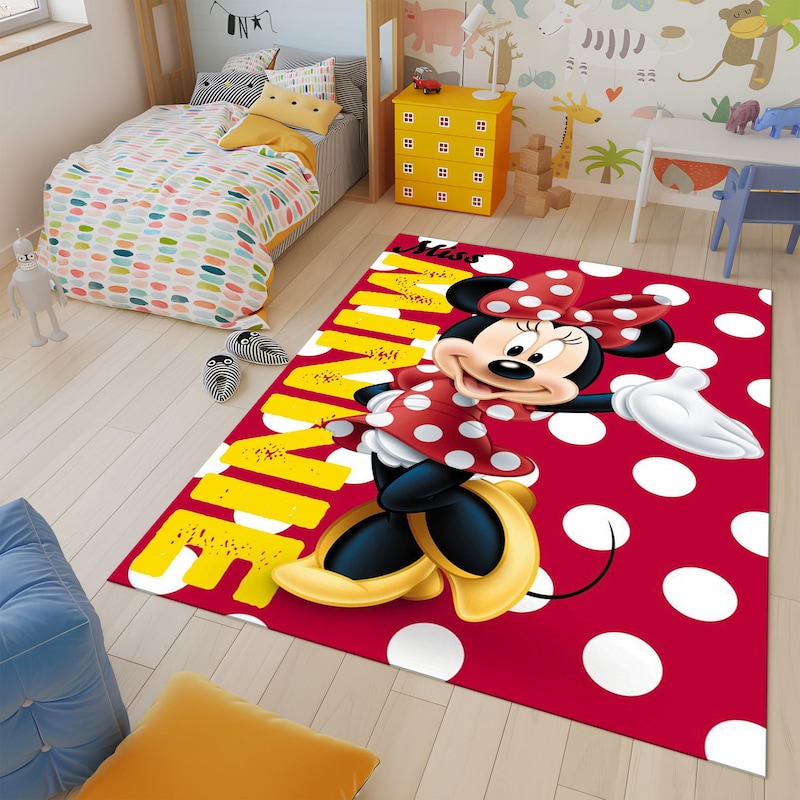 Minnie Mouse Rug - Etsy