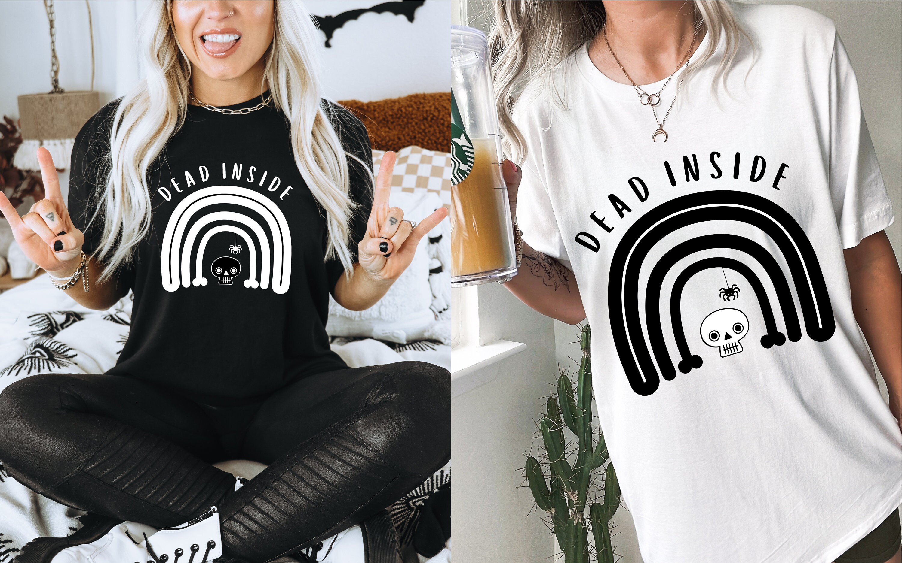 Dead Inside Digital Download, Dead Inside Svg, Dead Inside PNG, Goth ...