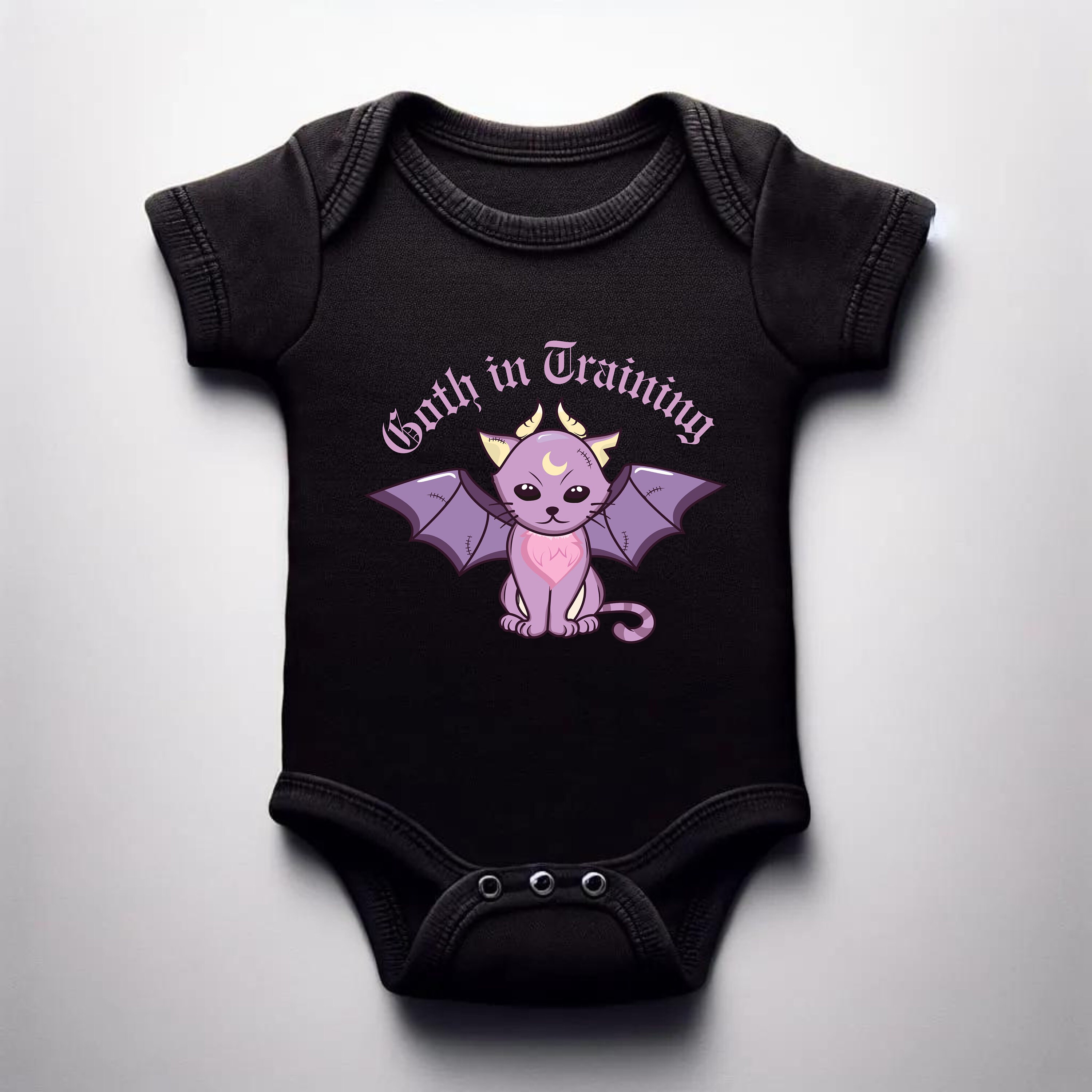 Goth in Training Svg, Goth in Training Png, Gothic Baby Svg, Gothic ...