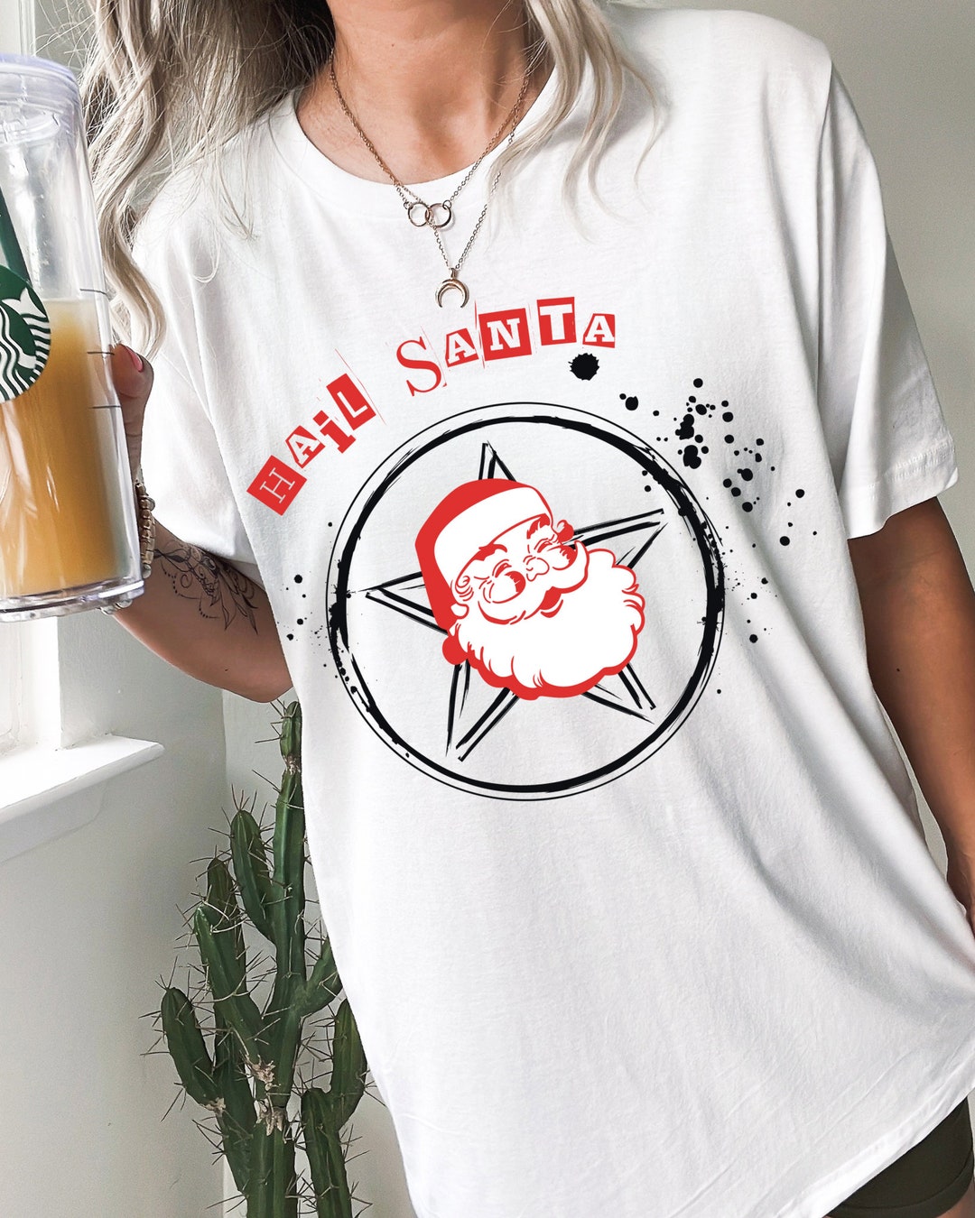 Hail Santa Svg, Hail Santa PNG, Hail Santa Digital Download, Punk ...