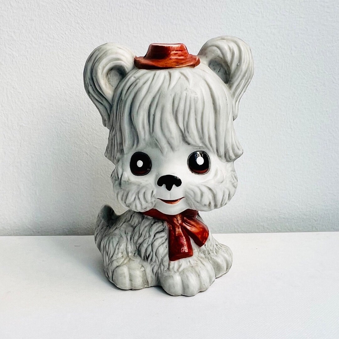 Vintage Kitsch Puppy Dog Ceramic Figurine - Etsy