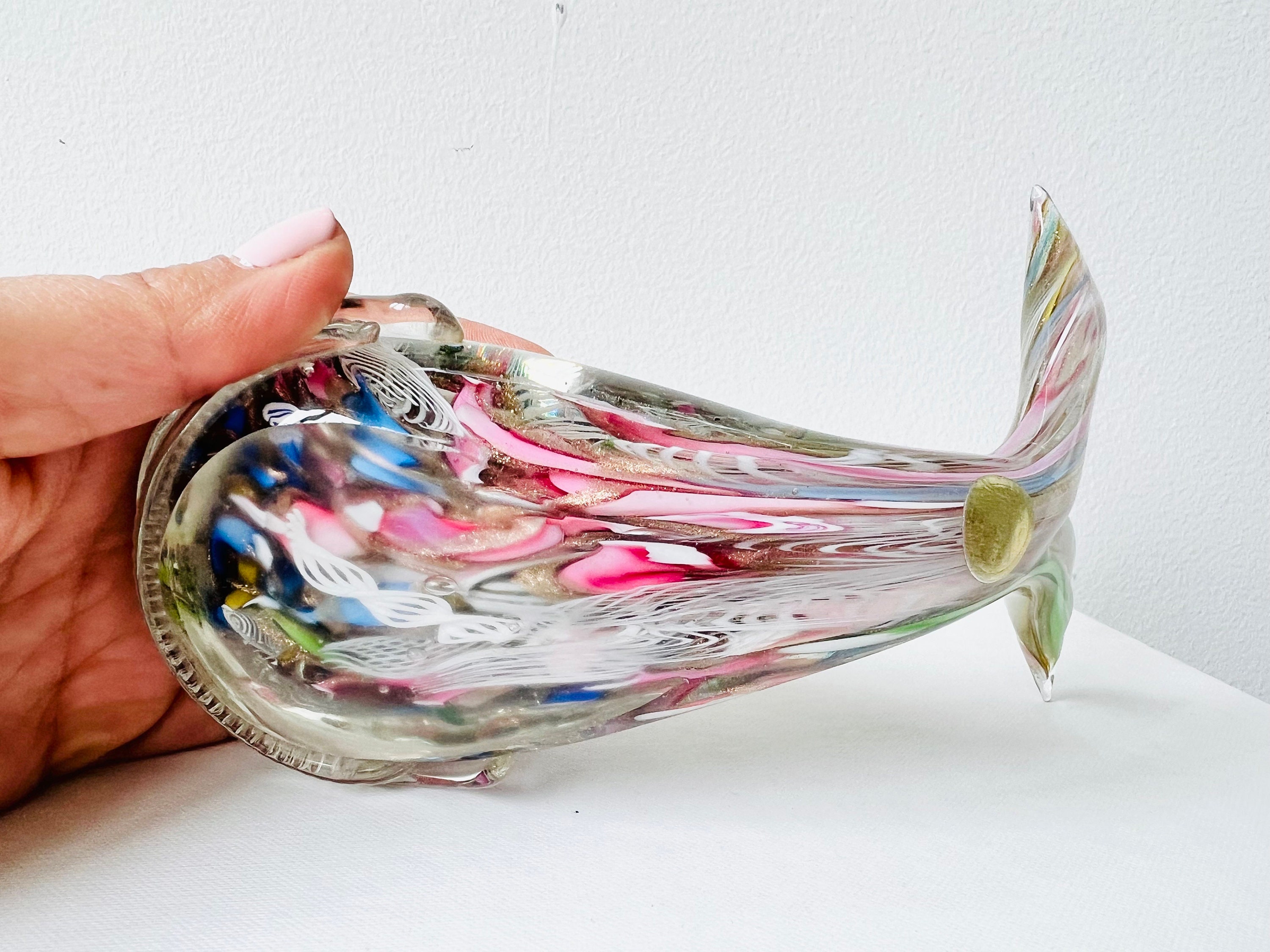 Murano Whale Paperweight Vintage Avem Turti Frutti Art Glass - Etsy