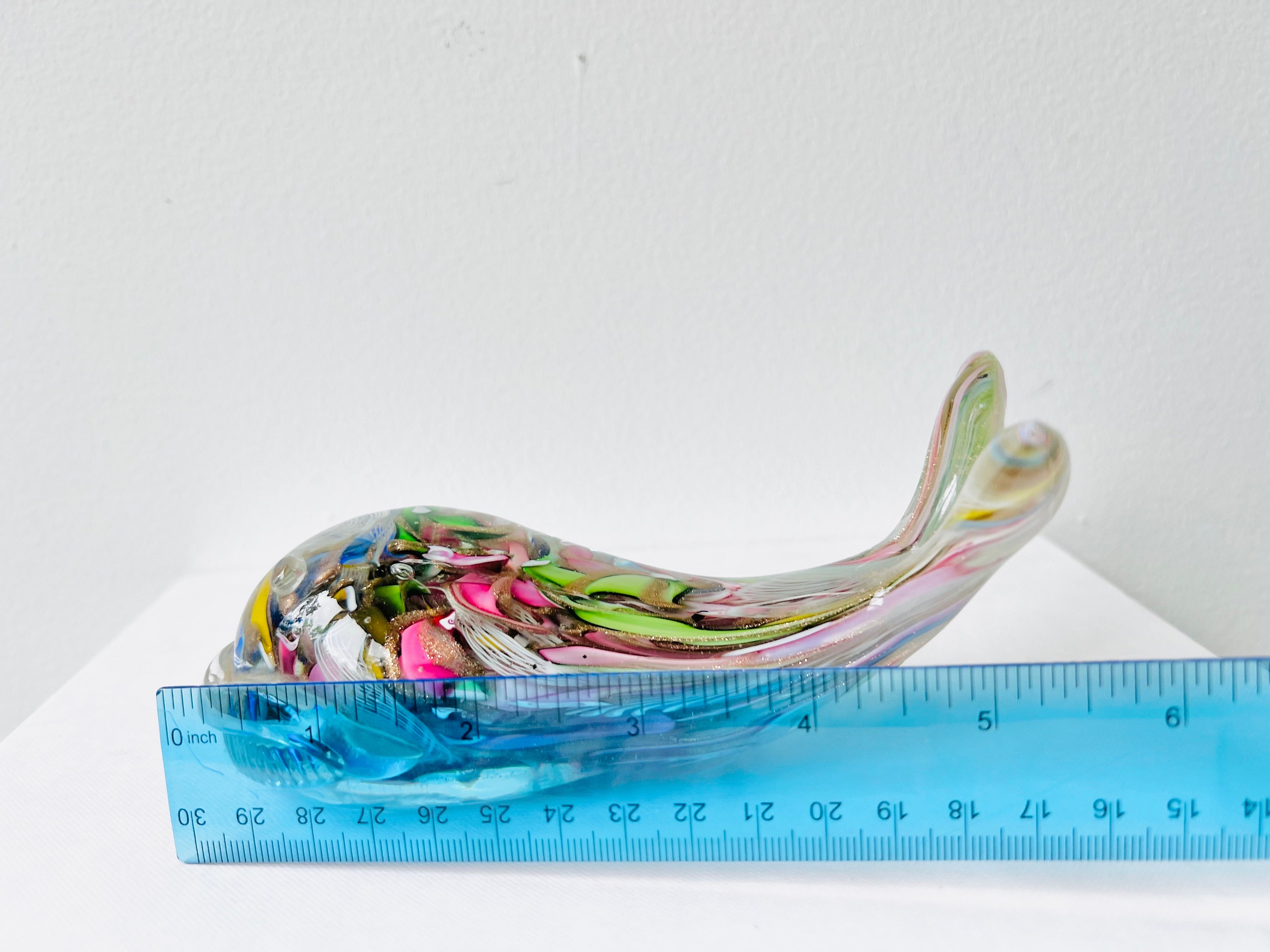 Murano Whale Paperweight Vintage Avem Turti Frutti Art Glass - Etsy