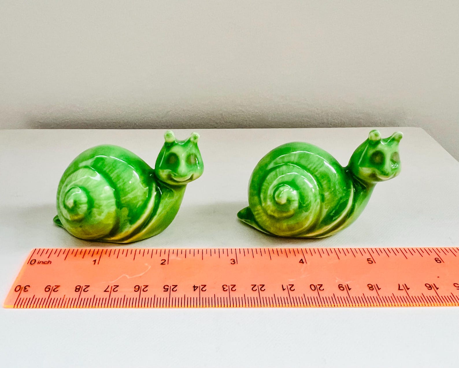 Vintage Ceramic Snails Salt and Pepper Shakers - Etsy
