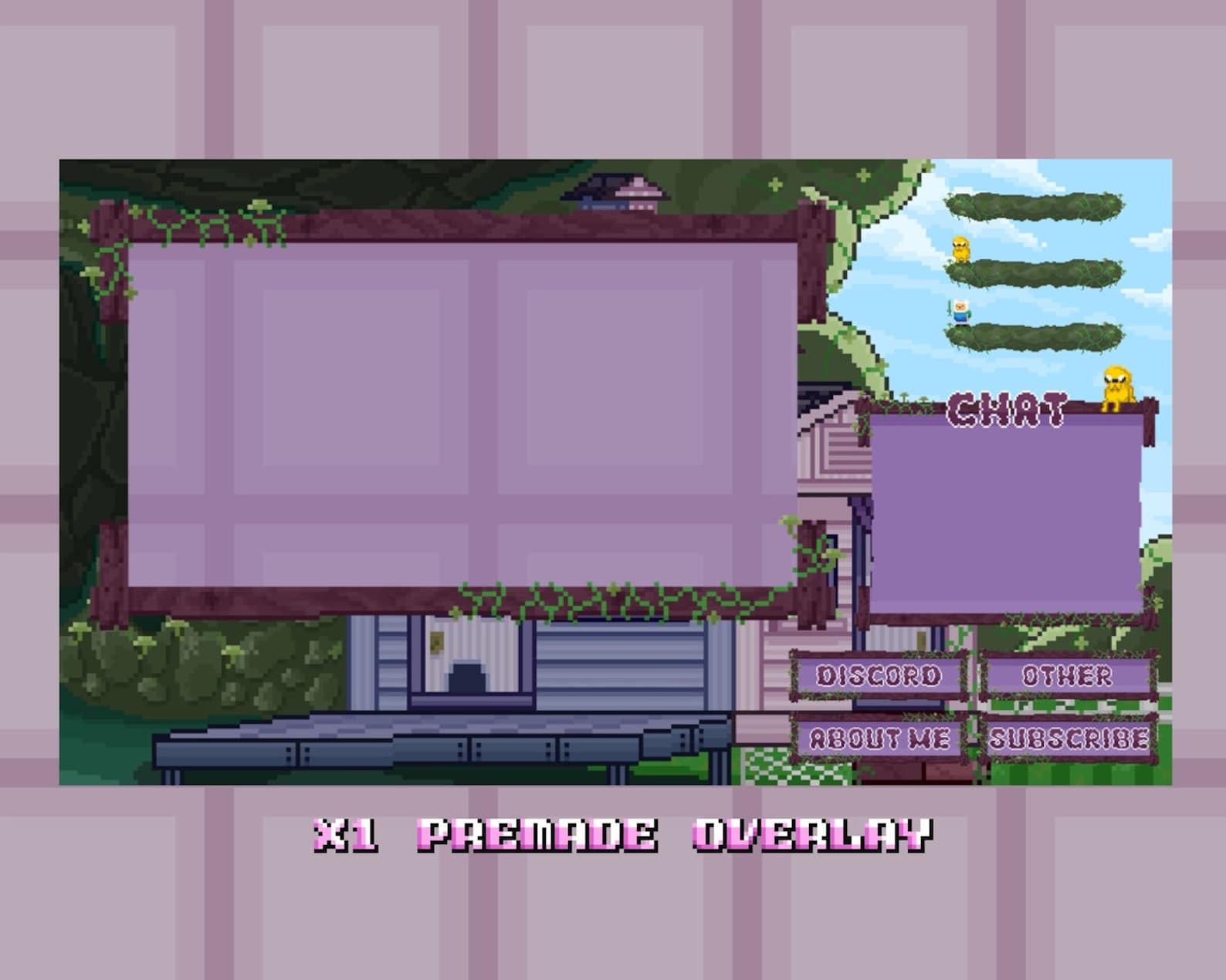 Adventure Time Marceline's House Animated Stream Overlay for Twitch ...
