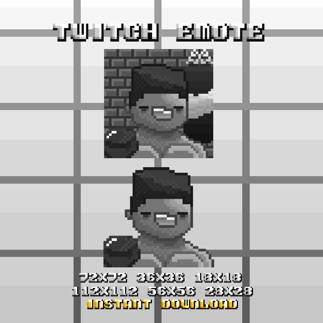 MUHAMMAD ALI / Pixel Art Gym Twitch/Discord Emote - Etsy México