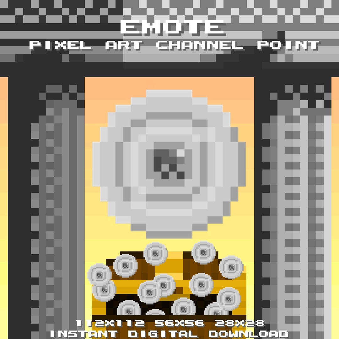 Silver Coin Channel Point Emote Instant Download - Etsy